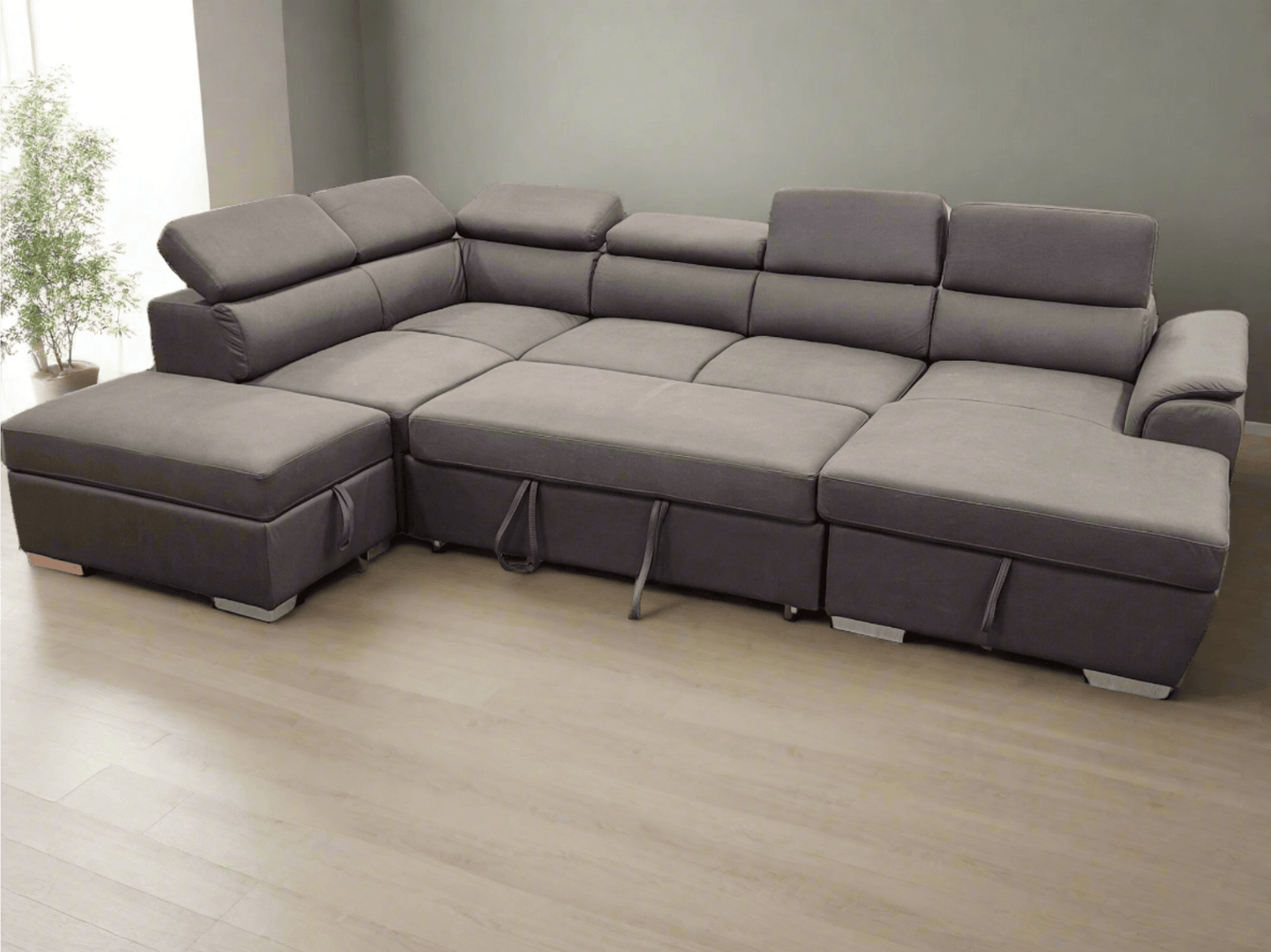 Everest II Sofa Bed: Pull Out & Adjustable Headrest | The A2Z Furniture