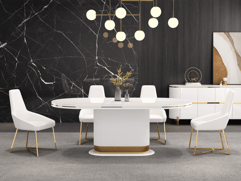 Dynasty Dining Table - Elegant Modern Design | The A2Z Furniture